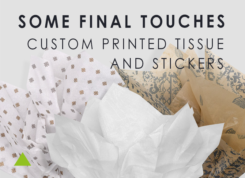 Customizable Printed Tissue And Stickers - Vipac